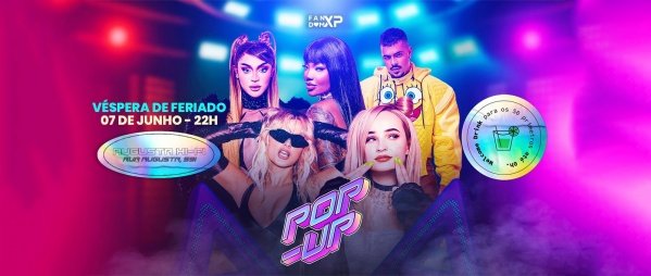 Pop-up: Semana do Pride em SP | Hits do Pop BR, Internacional & Funk na ...