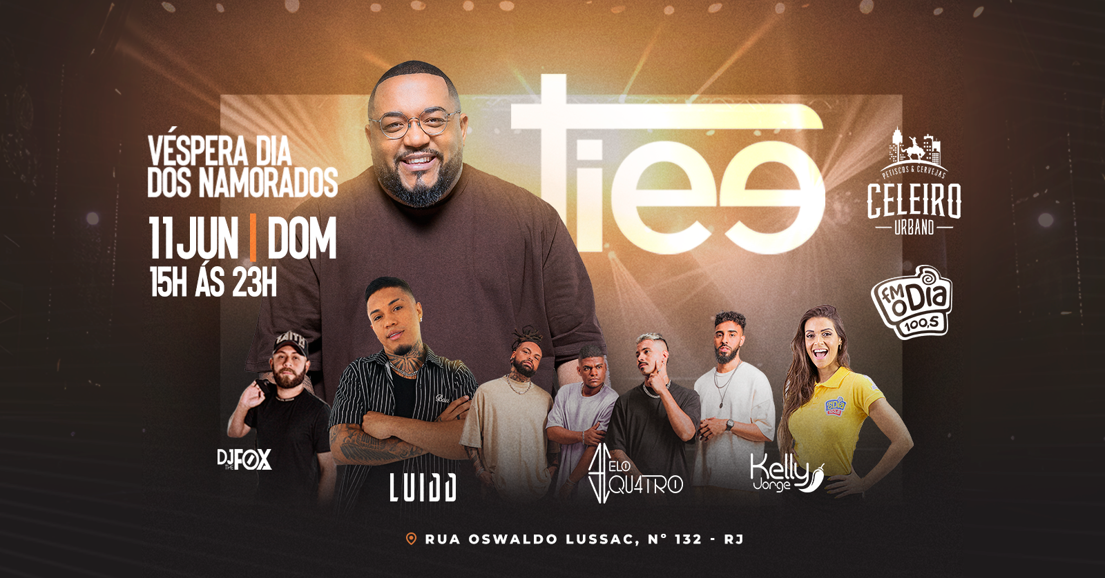 TIEE NO CELEIRO em Rio De Janeiro - Evento ON