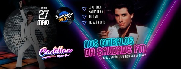 NOS EMBALOS DA SAUDADE FM em Santos - Sympla