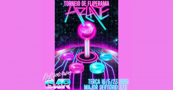 Retrowave Bar - Torneio de Fliperama em São Paulo - Sympla