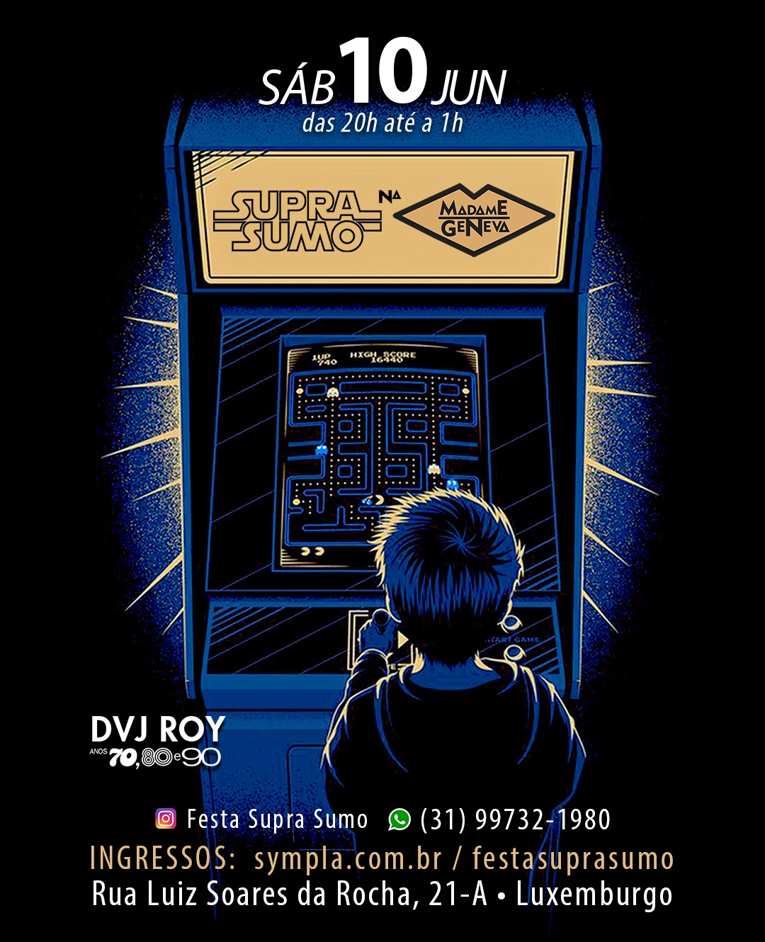 SUPRA SUMO na MADAME GENEVA ::: DVJ Roy em Belo Horizonte - Sympla
