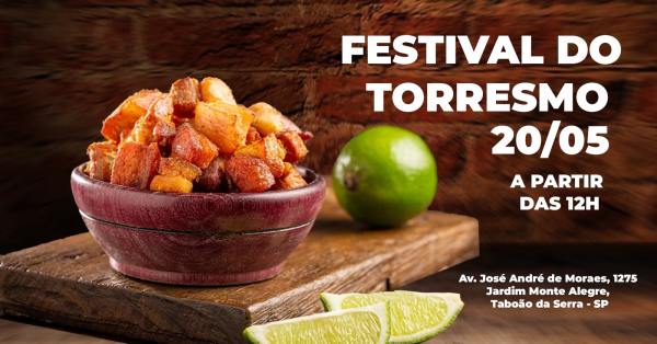 FESTIVAL DO TORRESMO em Taboão da Serra - Sympla