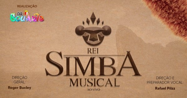 REI SIMBA MUSICAL em Rio de Janeiro - Sympla