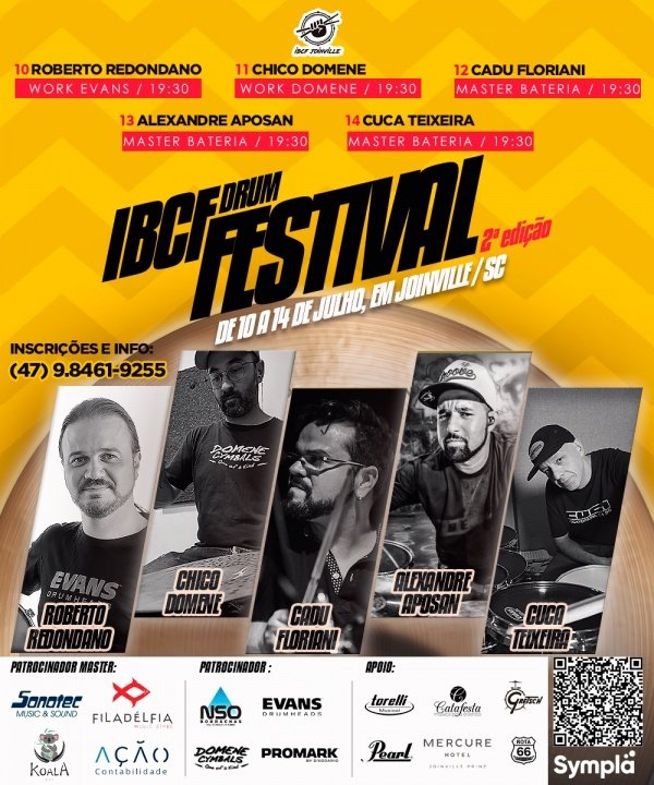 IBCF Drum Festival - 2ª Edição em Joinville - Sympla