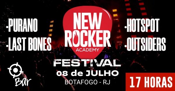 New Rocker Academy Festival | Coordenadas Bar em Rio de Janeiro - Sympla
