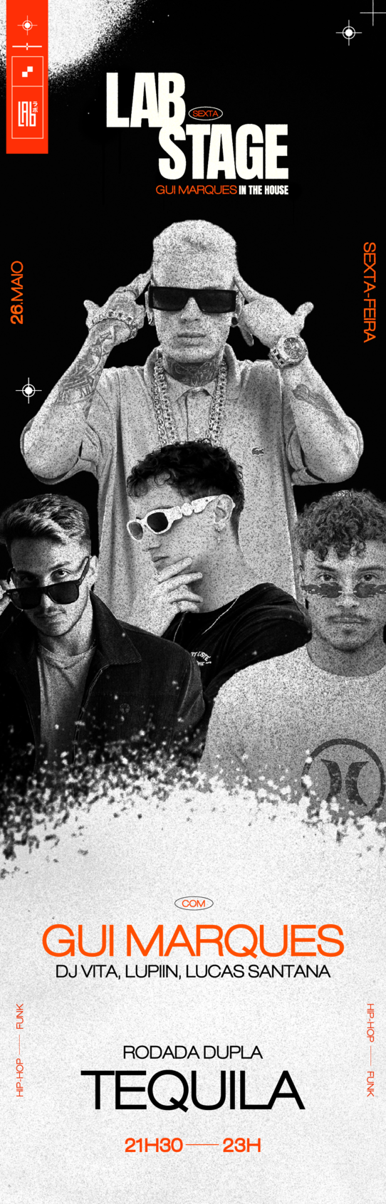 LAB STAGE & GUI MARQUES | SEXTA 26/05 em Belo Horizonte - Sympla