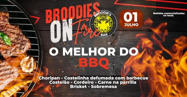 BROODIE'S ON FIRE em Taió - Sympla