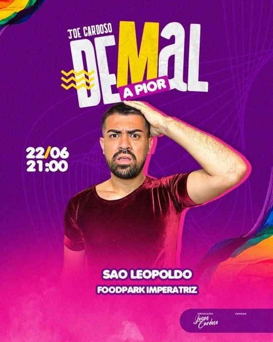 Joe Cardoso ( De Mal a Pior ) Stand-Up no Food Park Imperatriz em São ...