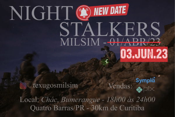 Night Stalkers - Milsim Event em Quatro Barras - Sympla