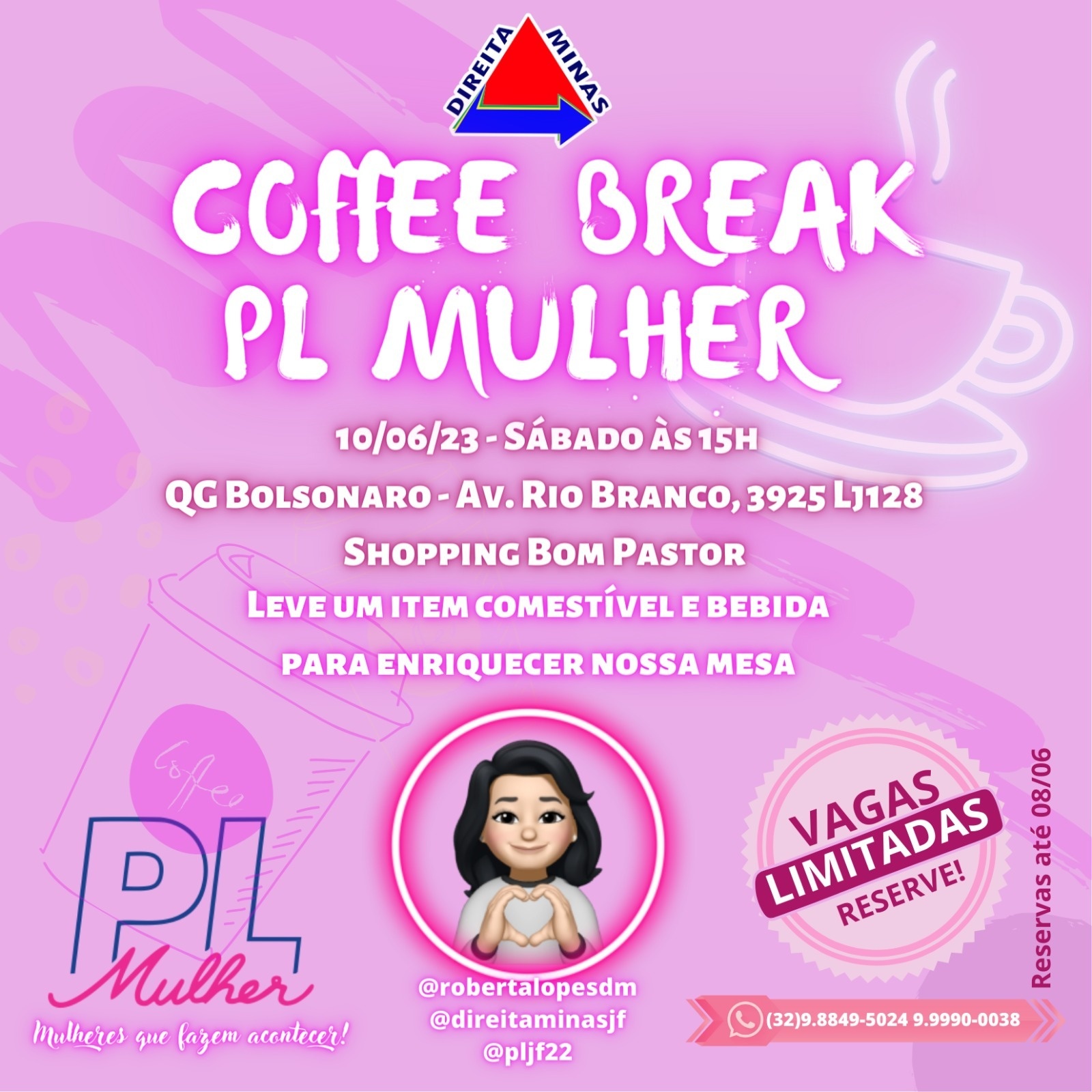 Coffee Break PL Mulher em Juiz de Fora - Sympla