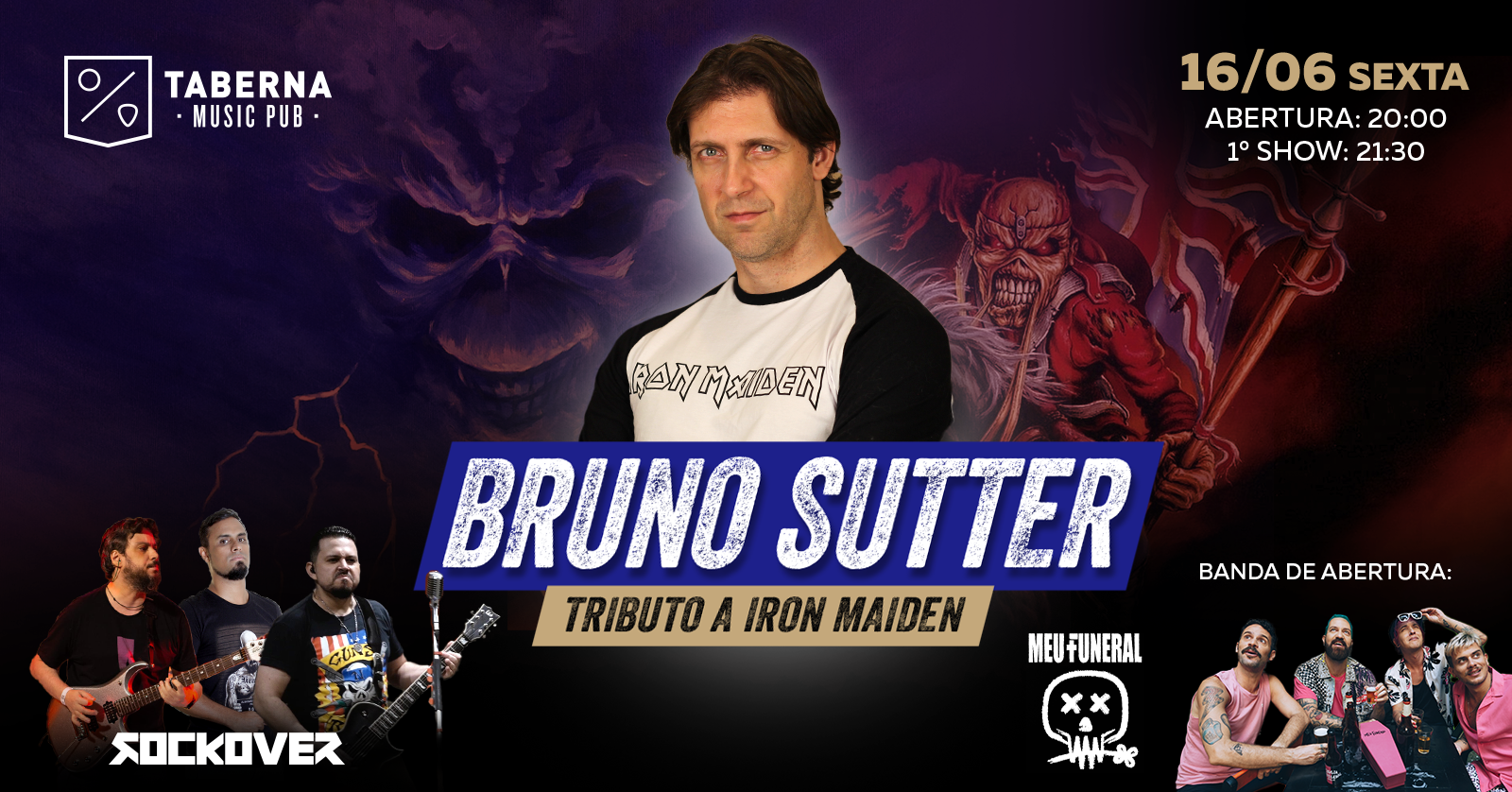 IRON MAIDEN (Bruno Sutter) em Goiânia - Evento ON