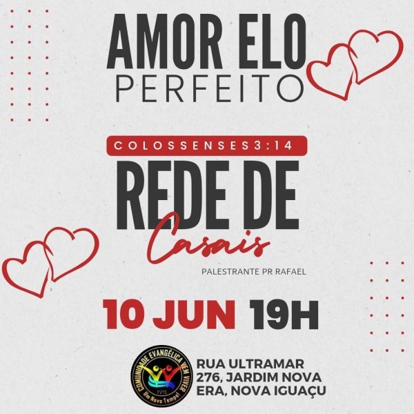 Rede de Casais em Nova Iguaçu - Sympla