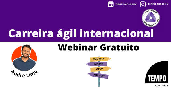 Webinar - Carreira ágil Internacional - online - Sympla