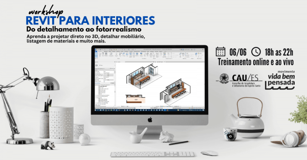 Workshop Revit para Interiores - online - Sympla