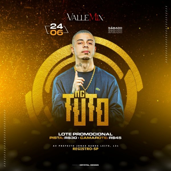 MC TUTO em Registro - Sympla