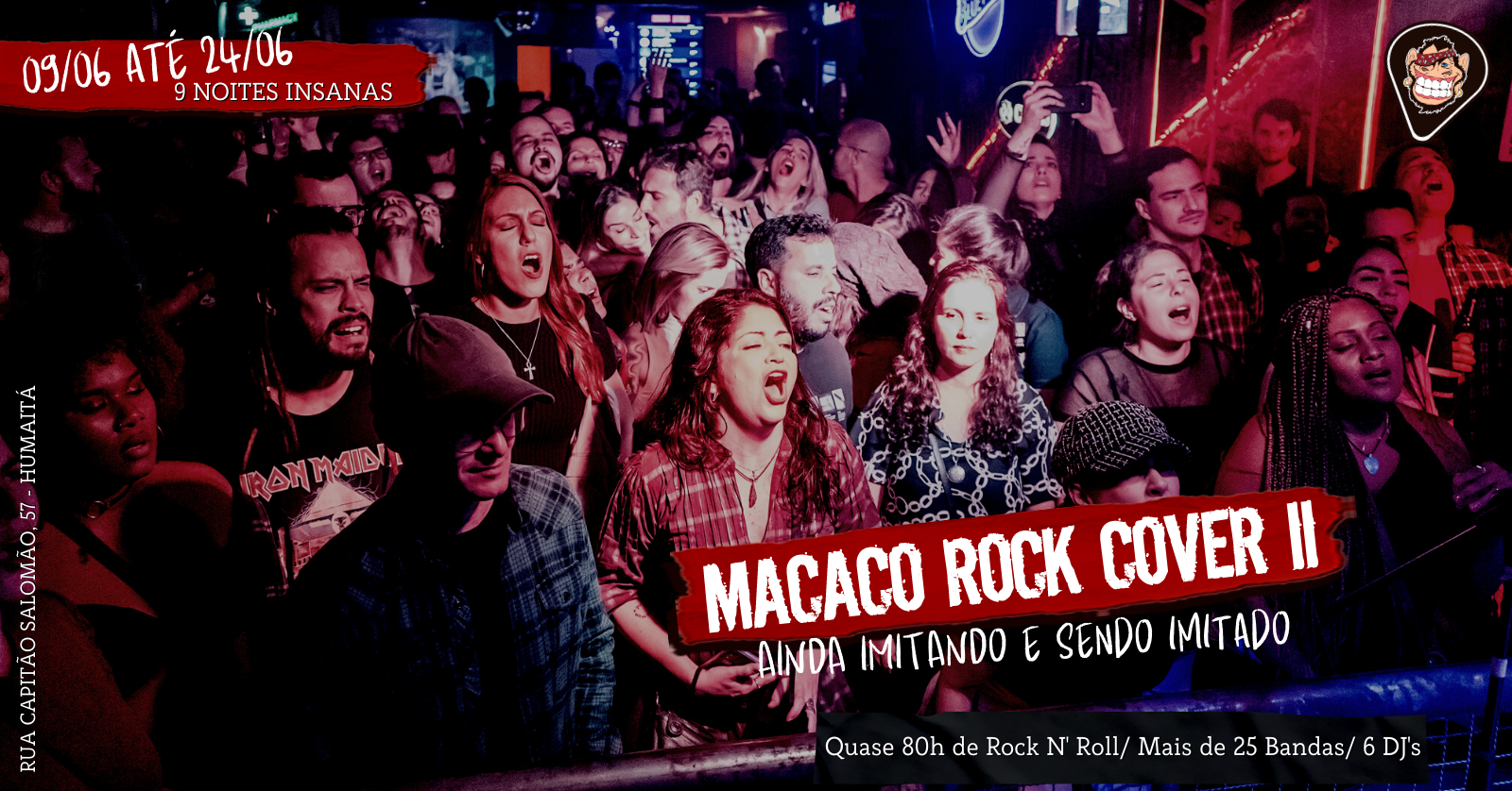 Macaco Rock Cover II em Rio De Janeiro - Evento ON