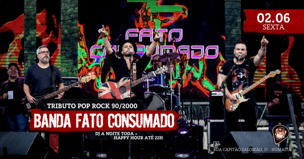Banda Fato Consumado - As melhores do Pop Rock Nacional e Internacional ...