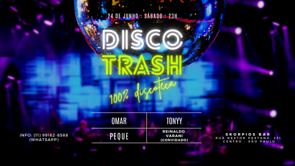 Disco Trash 6 em São Paulo - Sympla