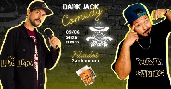 Dark Jack Comedy em Blumenau - Sympla