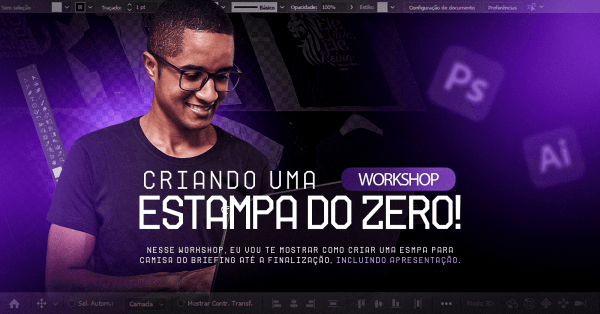 WORKSHOP - Criando uma estampa do zero! - online - Sympla