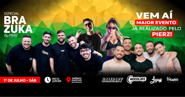 BRAZUKA em Montenegro - Sympla