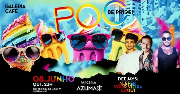 FESTA POC - BE PRIDE! em Rio de Janeiro - Sympla