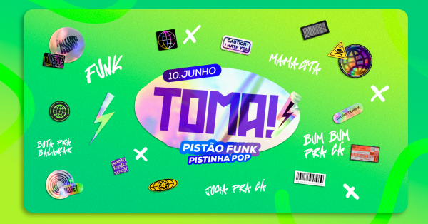 TOMA! :: POP & FUNK :: 10.06 @CUCKO em Porto Alegre - Sympla