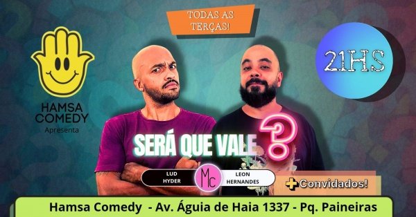 STAND UP GRÁTIS - Será Que Vale? em São Paulo - Sympla