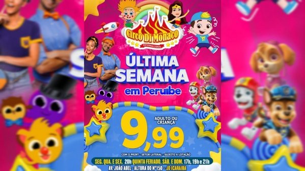 Circo Di Mônaco Sex 09 06 às 20 00h Em Peruíbe Sympla
