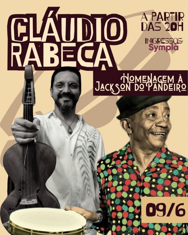 Cláudio Rabeca - Homenagem á Jackson do Pandeiro em Olinda - Sympla