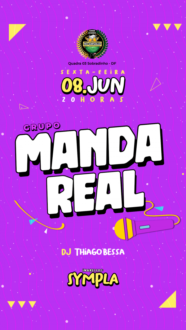 Pagode do Manda Real em Brasília - Sympla