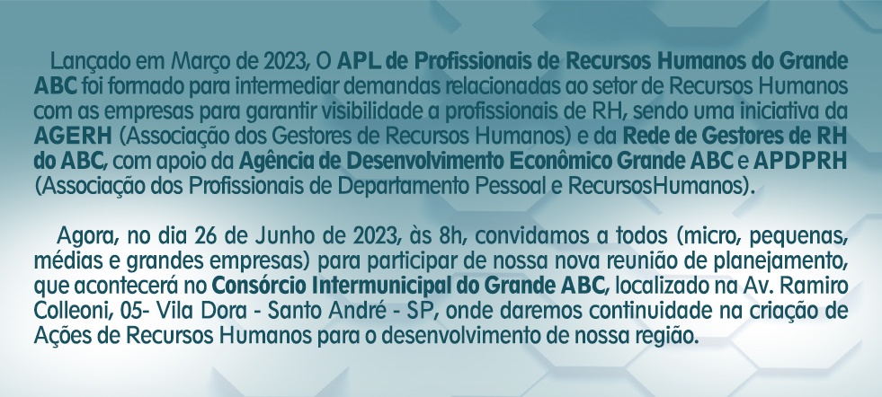 PLANEJAMENTO ESTRATÉGIO APL EM RECURSOS HUMANOS em Santo André - Sympla