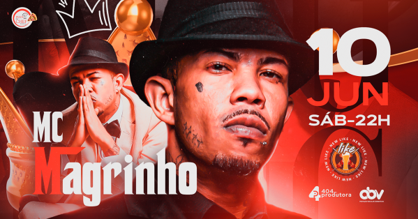 MC Magrinho + Convidados | Like Food Beer em Betim - Sympla