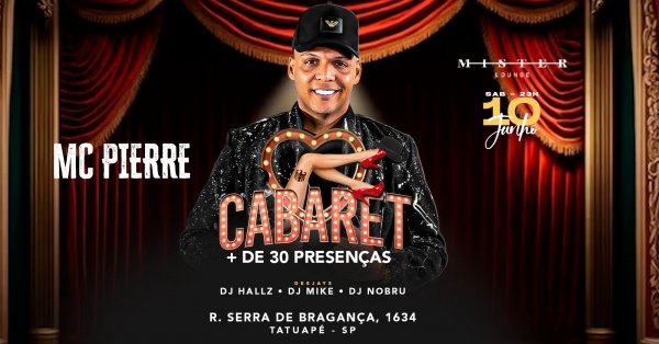 MISTER LOUNGE APRESENTA MC PIERRE em São Paulo - Sympla