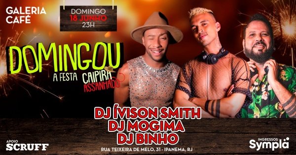 DOMINGOU! A Festa em Rio de Janeiro - Sympla