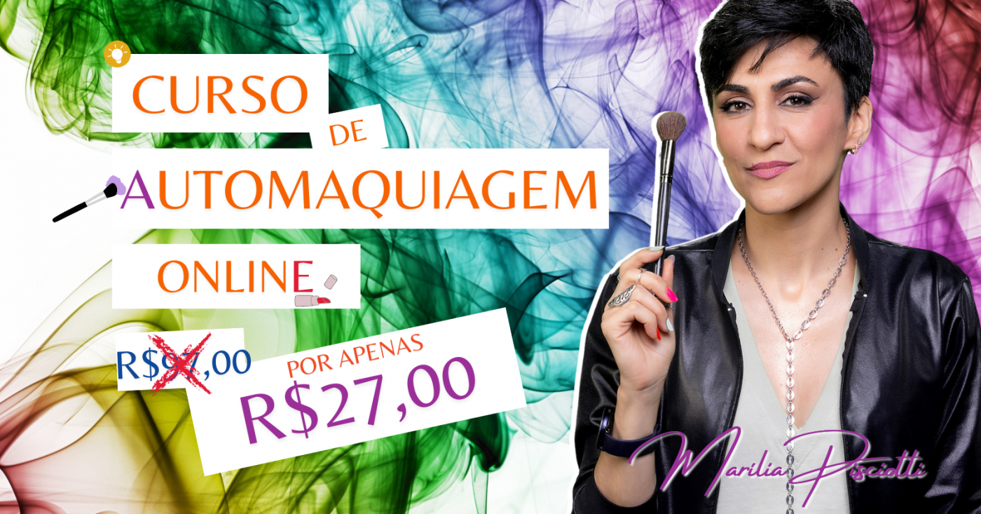 Curso de Automaquiagem - online - Sympla