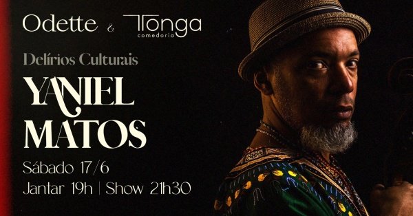 Delírios Culturais com Yaniel Matos em São Paulo - Sympla