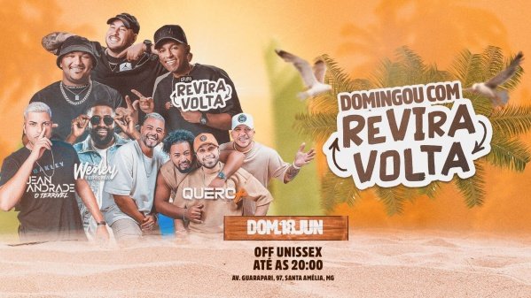 DOMINGOU COM REVIRA VOLTA ! em Belo Horizonte - Sympla