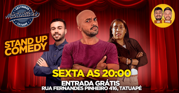 Stand Up Grátis com César Lopes, Lud Hyder e Tatá Mendonça ...