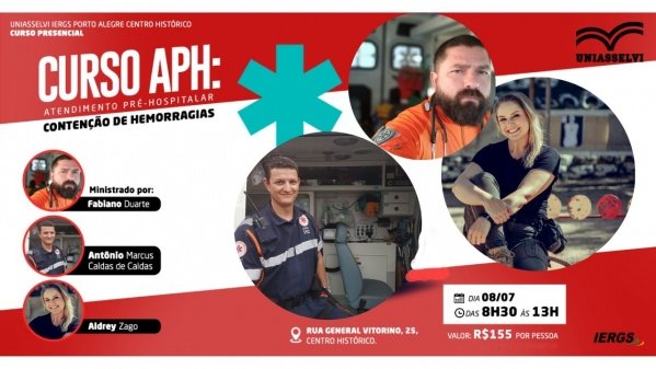 Curso APH: Atendimento Pré Hospitalar - Contenção de Hemorragias em ...