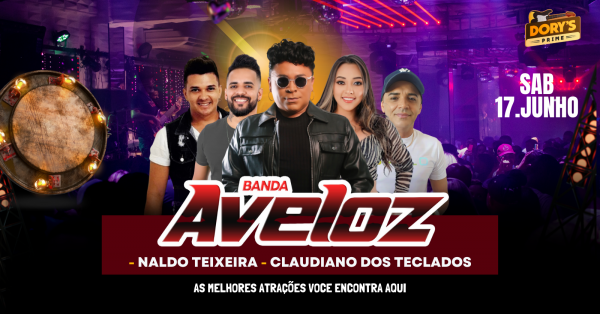 BANDA AVELOZ - NALDO TEIXEIRA - CLAUDIANO DOS TECLADOS em João Pessoa ...