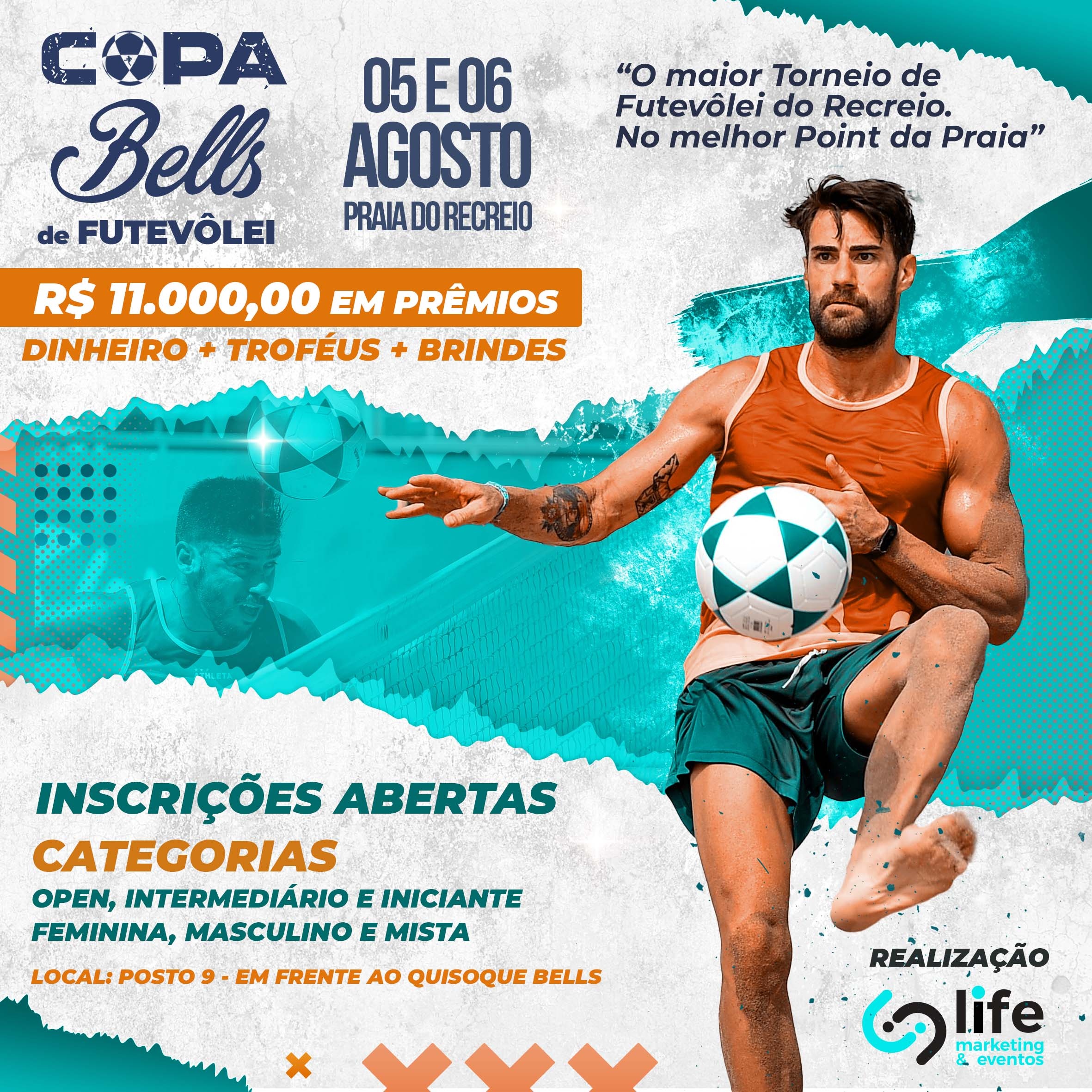 COPA BELLS DE FUTEVÔLEI em Rio de Janeiro - Sympla