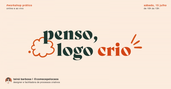 Penso, logo Crio: Técnicas para desenvolver sua criatividade - online ...