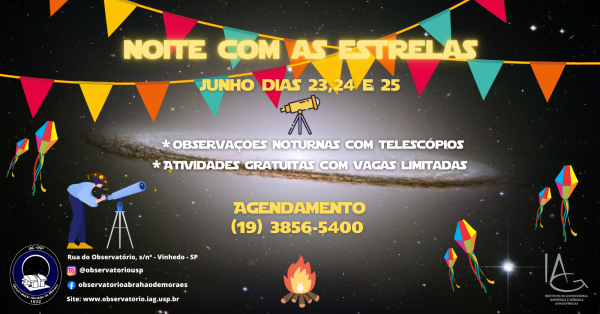 Noite com as Estrelas em Vinhedo - Sympla