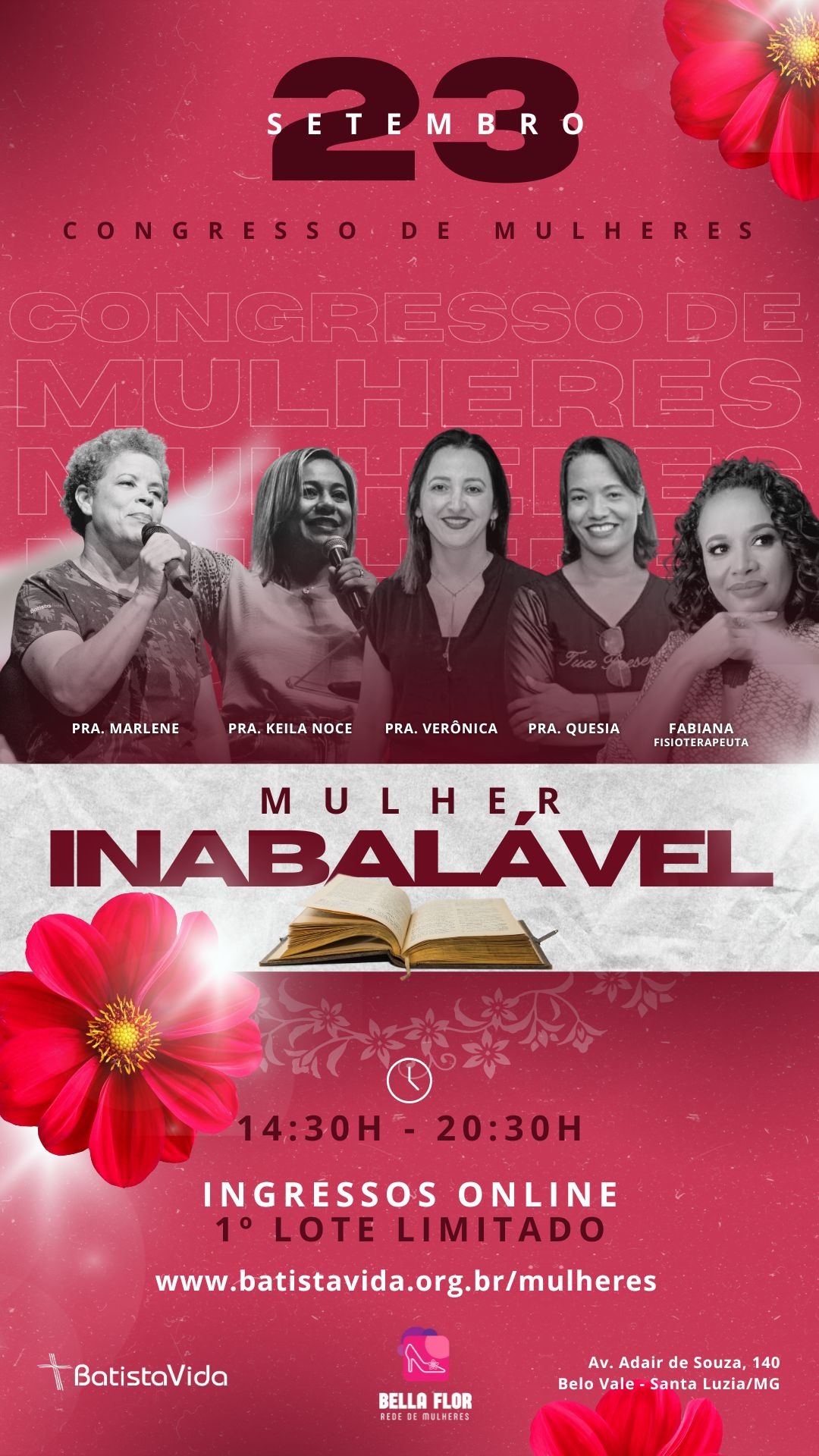 Congresso de Mulheres | MULHER INABALÁVEL em Santa Luzia - Sympla