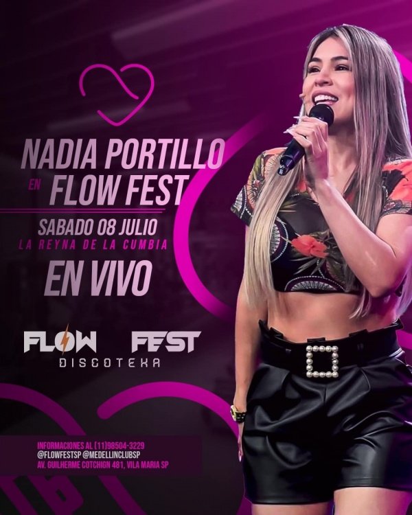 NADIA PORTILLO - EN FLOW FEST em São Paulo - Sympla