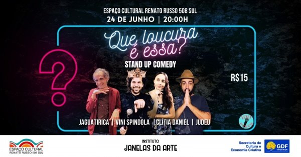 Que Loucura é essa + 100PUNCH " um Show de Comédia " em Brasília - Sympla