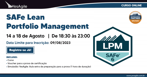 SAFe Lean Portfolio Management com certificação SAFe® LPM - online - Sympla