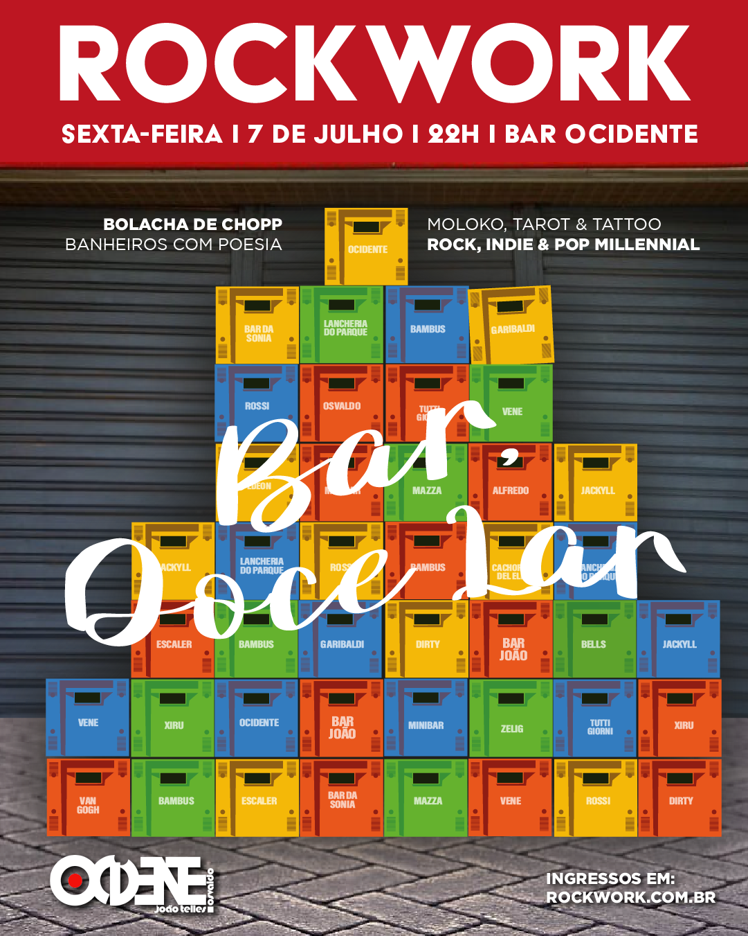 ROCKWORK - BAR, DOCE LAR em Porto Alegre - Sympla