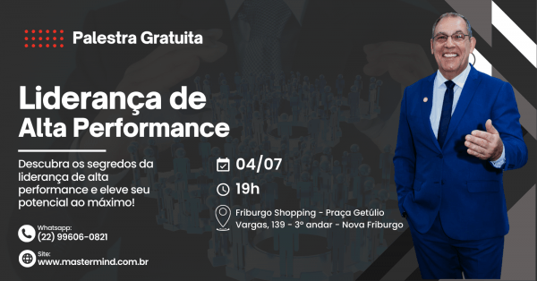 Palestra: Liderança de Alta Performance em Nova Friburgo - Sympla